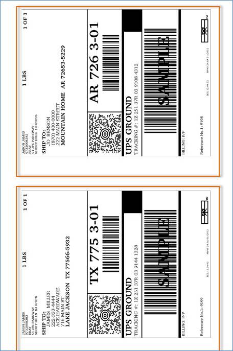 Usps Shipping Label 228 Template For Invoice